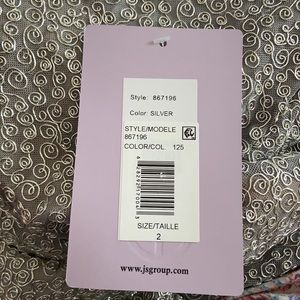 JS Collections | Dresses | Js Collections Metallic Lace Boat Neck 34 ...